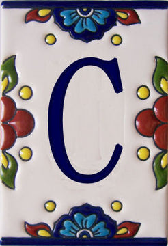 Talavera Tile House Letters – Estancia Tiles