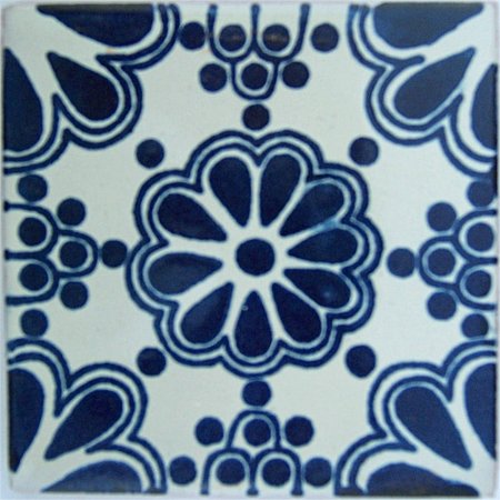 Traditional Blue Talavera Mexican Tile – Estancia Tiles